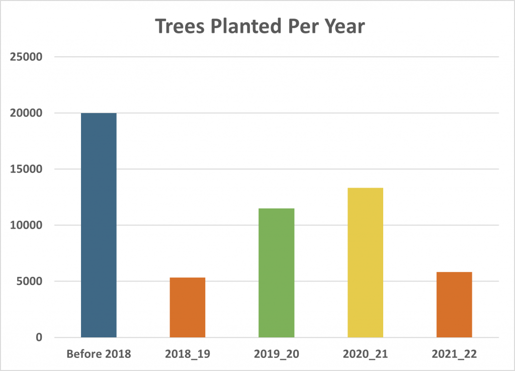 Tree Planting in Numbers - Make it Wild